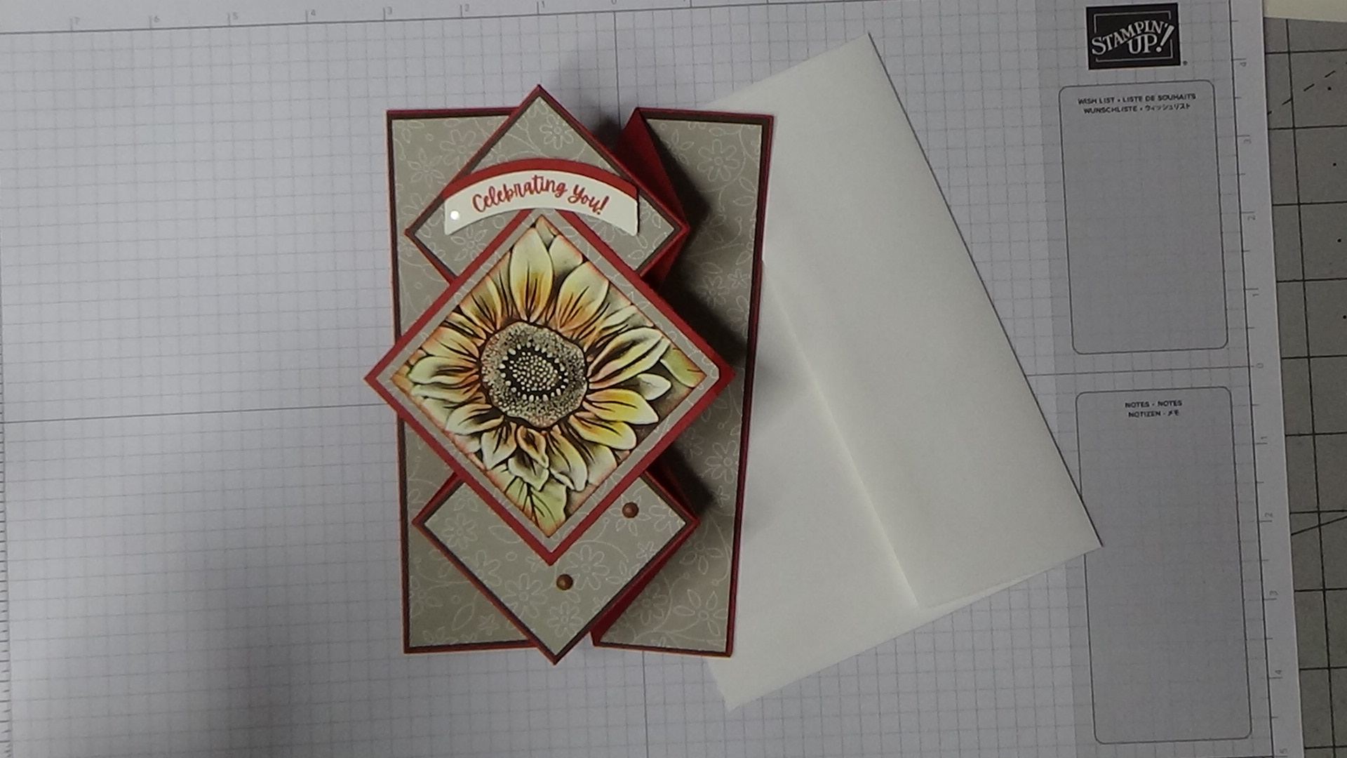 Double Diamond Pop Up Card - Terri's Craft Room